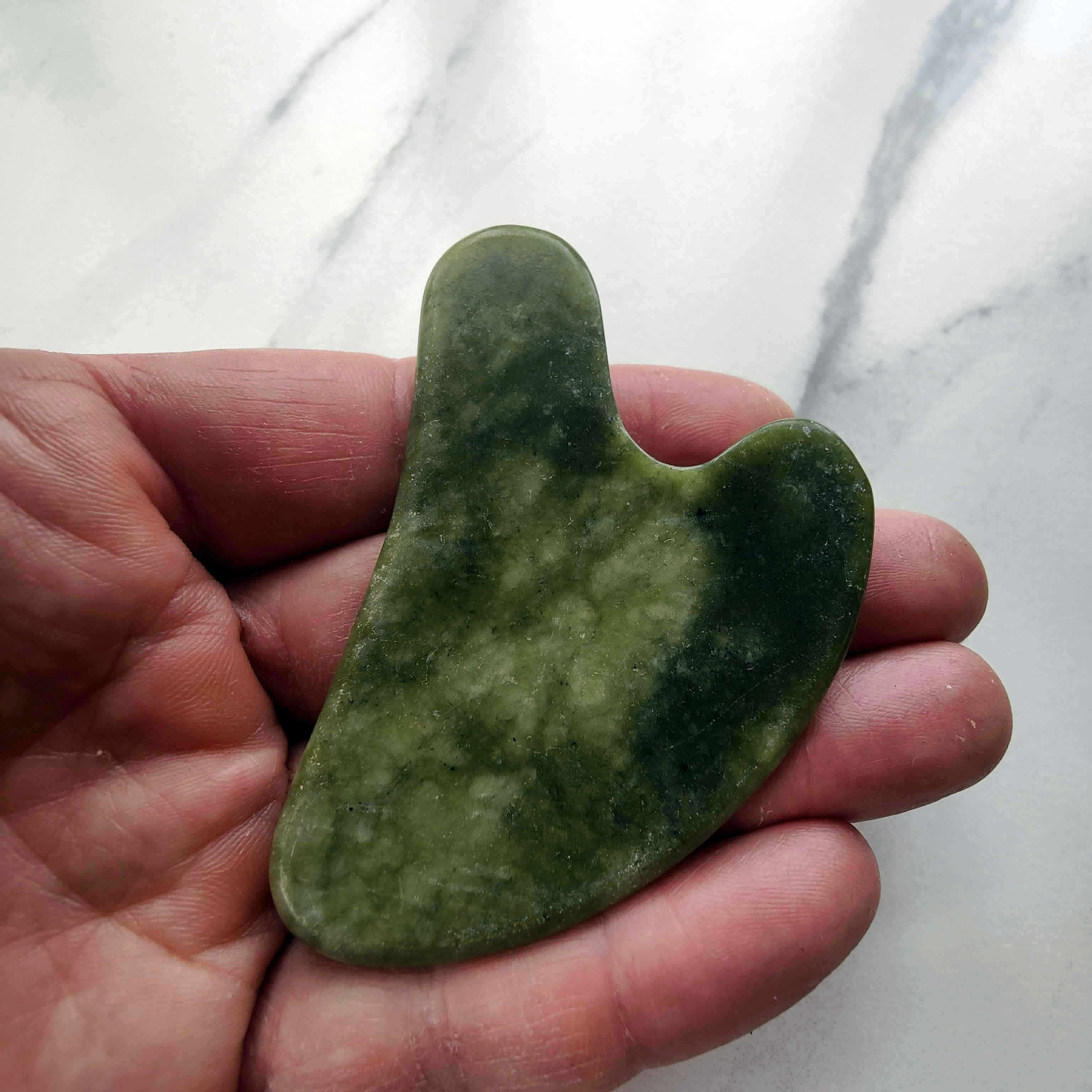 2 piece set - Jade Roller and Gua Sha Gift set - Jade Face Roller ...